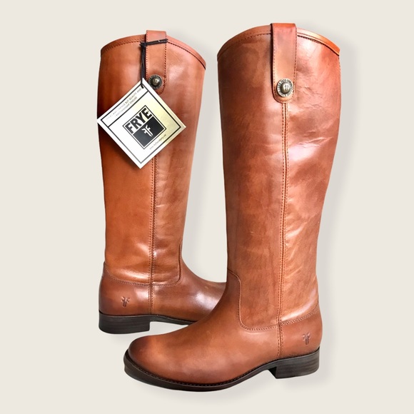 Frye | Shoes | Frye Melissa Button Cognac Leather Classic Boot | Poshmark